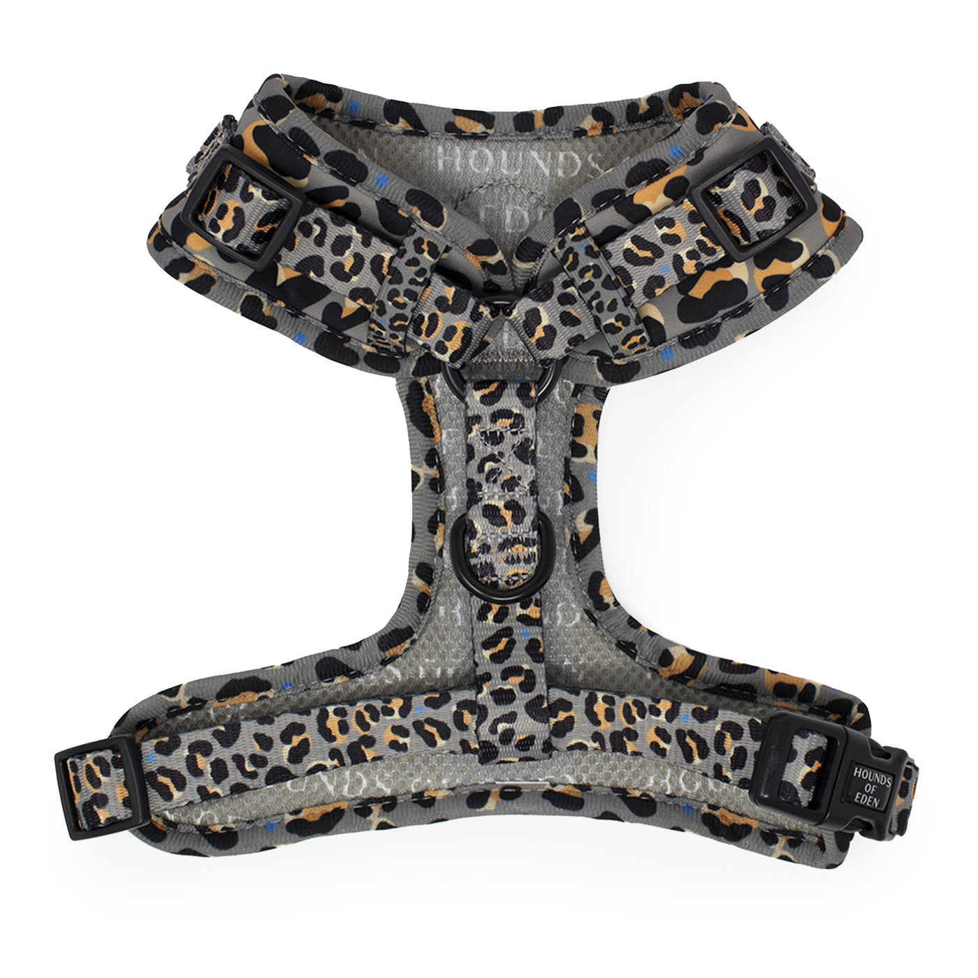 'Steel Leopard' - Khaki/Grey Dog Harness – Hounds of Eden